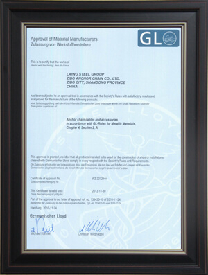 Certificates of Ratchet Straps, Tie Down Lashing, Lifting Chains ...