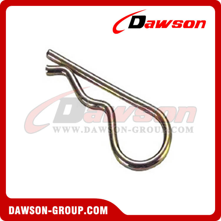 Hitch Pin Clips Single Winded, Zinc Plated Spring Pins Single Type ...