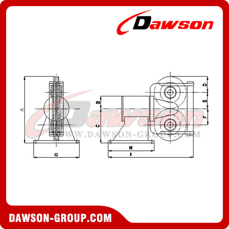 Universal Anchor Fairlead, Cast Steel Swivel Head Anchor Fairlead ...