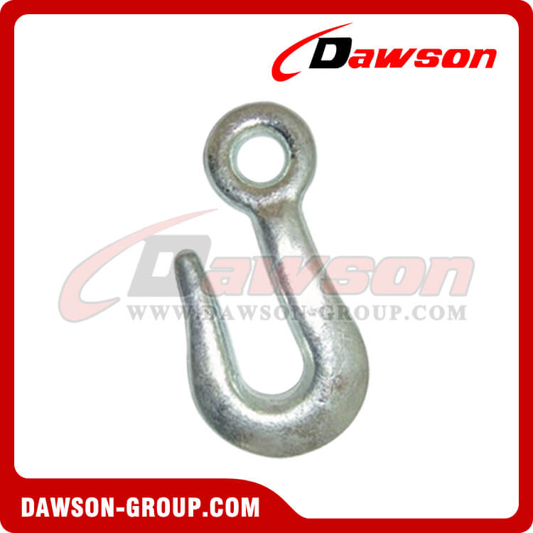 DS046 Forged Mild Steel Agricultural Hook for Lashing or Pulling, Eye ...