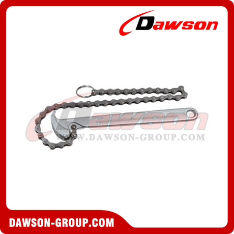 DSTD06F-2 Chain Pipe Wrench, Chain Pipe Wrench, Chrome plated Chain Pipe Wrench, Unique jaw ...