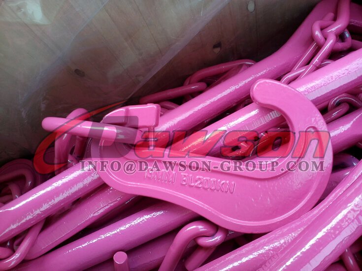 G80 / Grade 80 Lashing Type C Hook with Split Pin(Bolt) for Lashing ...