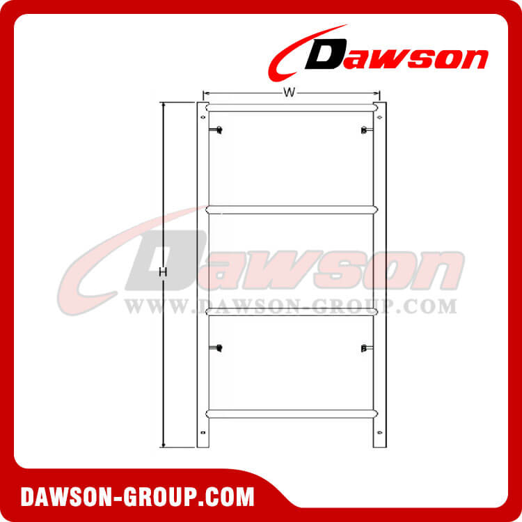 Metal Catwalk Scaffolding System / Outdoor Frame Scaffolding ...