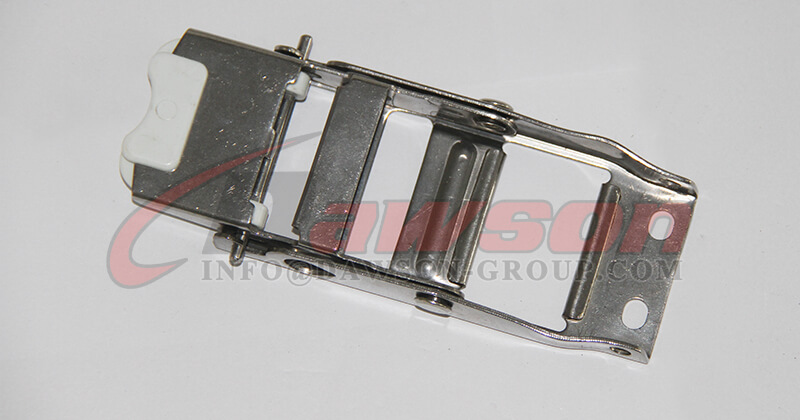 2'' 50mm Stainless Steel Overcenter Buckle with Plastic Latch for Cargo ...