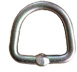 BS 1500KG/3300LBS 1.5" D Ring, Zinc Plated Forged Steel D-Rings ...