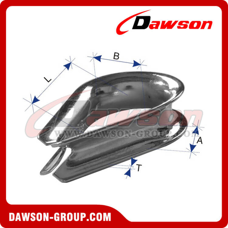 Stainless Steel Italian Type Commercial Thimble, SS316 SS304 Wire Rope ...