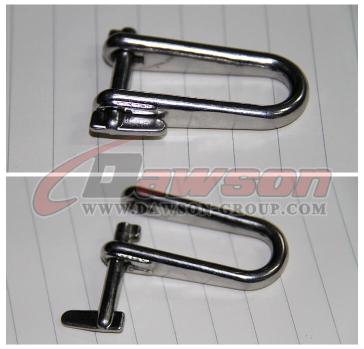 Stainless Steel Key Pin Shackle With Bar - Dawson Group Ltd. - China ...