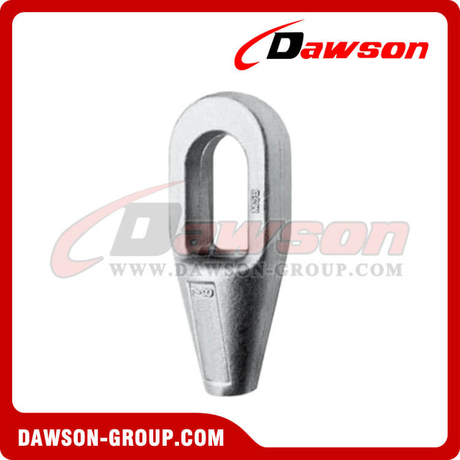 High Tensile Steel Closed Spelter Sockets DG-417 for Steel Wire Rope ...