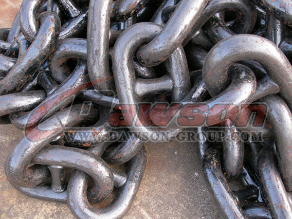 36MM Grade U2, Grade U3 Flash Butt Welded Stud / Studless Link Anchor ...