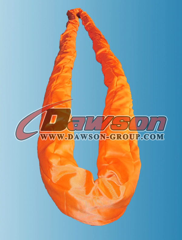 WLL 150T Polyester Round Slings, 150000kg Heavy Duty Endless Type Round ...
