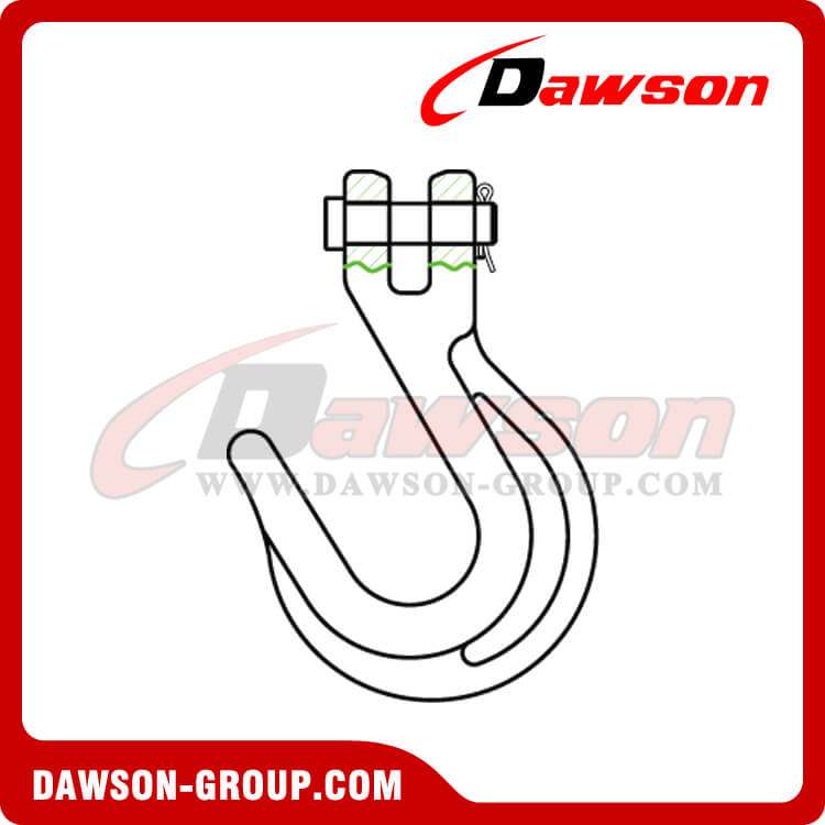 Clevis Slip Hook for Concrete Precast Element, clevis slip hook, clevis ...