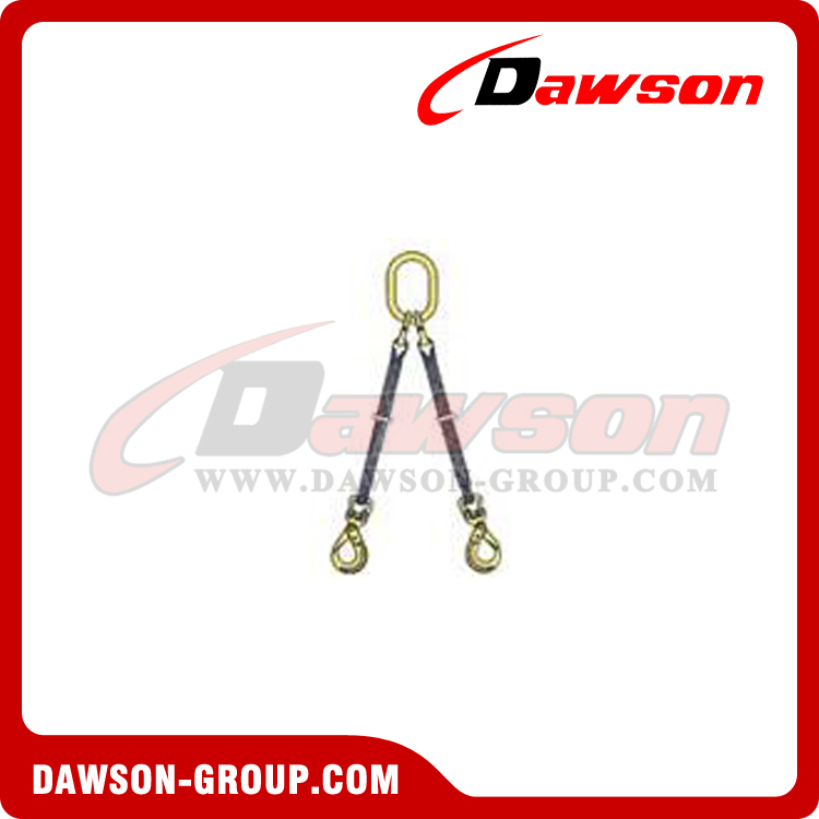 Synthetic Bridle Sling 2-LEG, Double Leg Bridle Lifting Slings ...