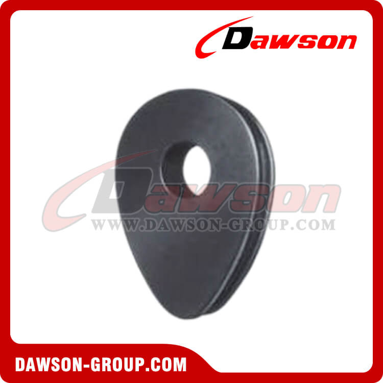 DIN 3091 Cast Solid Wire Rope Thimble, Solid Thimble EN 13411-9 ...