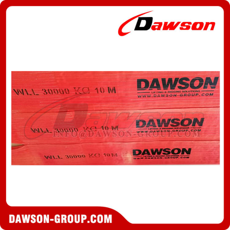 WLL 30 Ton Polyester Webbing Slings, 30000kg Heavy Duty Flat Web Slings ...