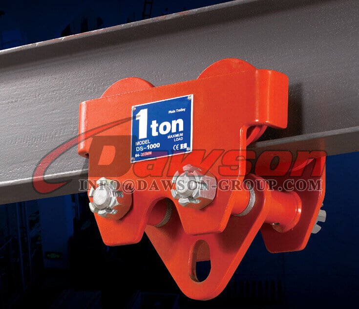 DS-ATG Type Geared Trolley Clamp, 0.5T - 5T Trolley Clamps, Manual Hand ...