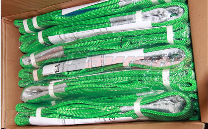 China WLL 2 Ton Polyester Webbing Slings, 2000kg Flat Web Lift Slings ...