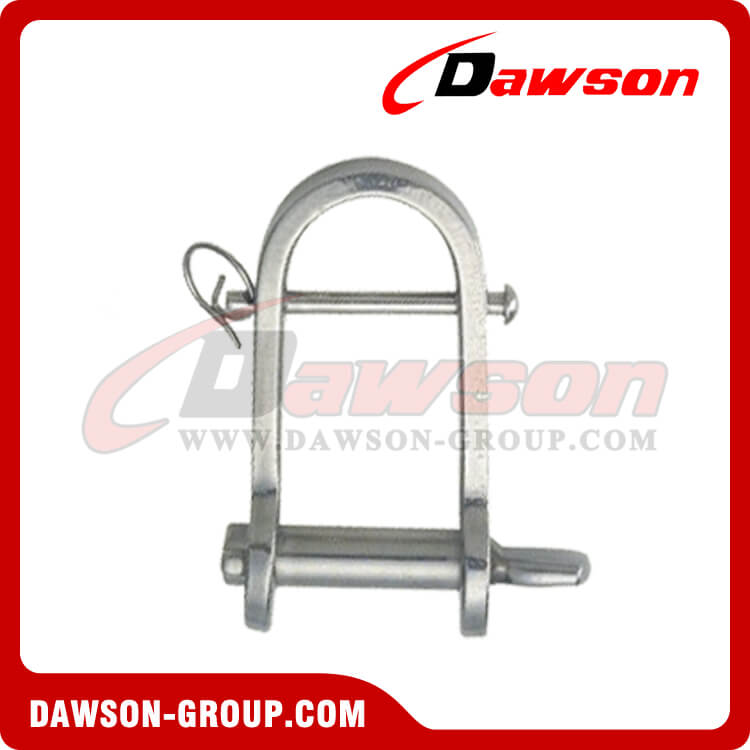 Stainless Steel Plate Dee Shackle with Cross Bar - Dawson Group Ltd ...