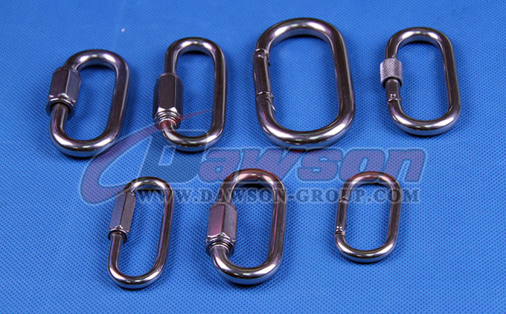 Stainless Steel Wide Jaw Quick Link, AISI 304 AISI 316 Quick Link With ...