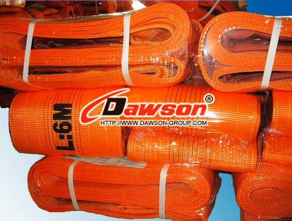 WLL 10 Ton Polyester Webbing Slings, 10000kg Textile Endless Flat ...
