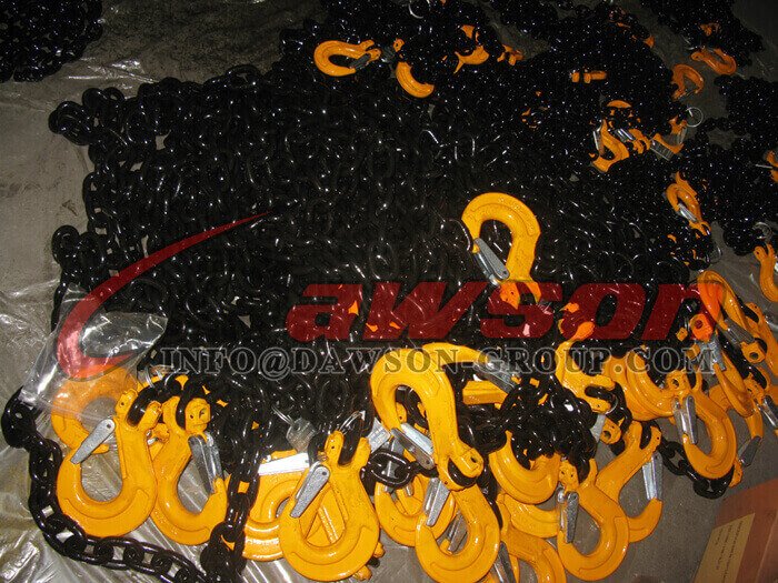 Grade 80 Single Leg Chain Sling, G80 Chain Slings for Lifting & Lashing - Dawson Group Ltd ...