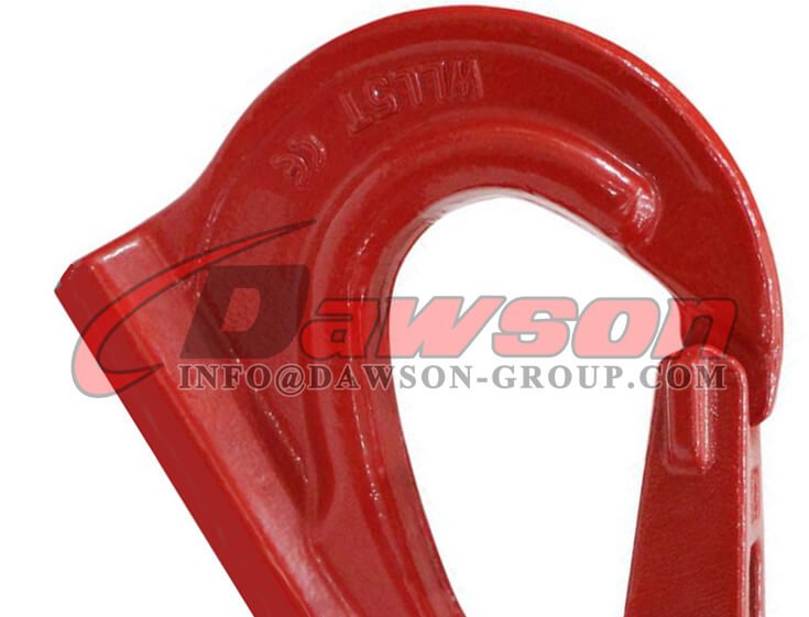 G80 / Grade 80 Weld On Hook with Forged Latch, Alloy Steel Weld on ...