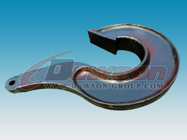 Marine Cast Iron J-Chaser Hook, Black Bituminous Paint Forging J-Hook - China Manufacturer ...