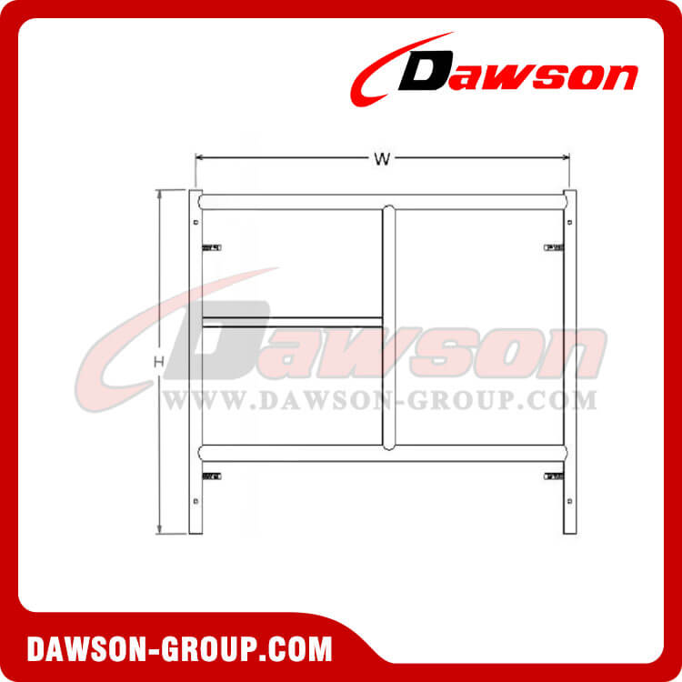 Metal Catwalk Scaffolding System / Frame Scaffolding, Construction ...
