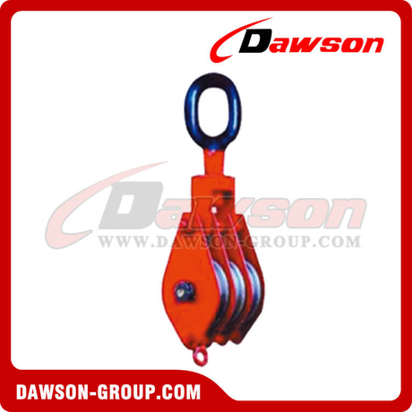 Pulley Block Triple Sheave With Eye, snatch block, pulley block - China ...