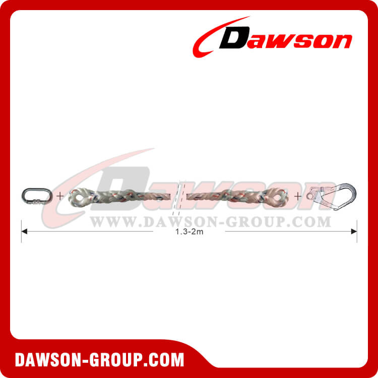 225g Polyester Positioning Lanyards EN354 with Safety Hooks - Dawson ...