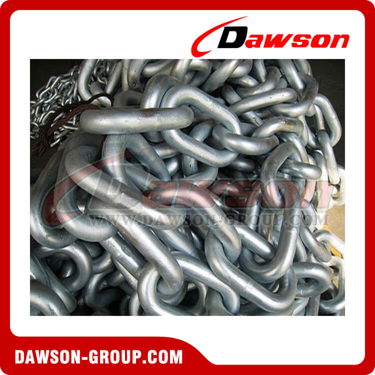 16mm to 70mm U2 U3 Hot Dip Galvanized or Painted Black Studless Link ...