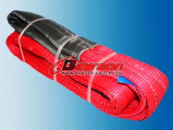 WLL 5 Ton Polyester Webbing Slings, 5000kg Endless Type Flat Webbing ...