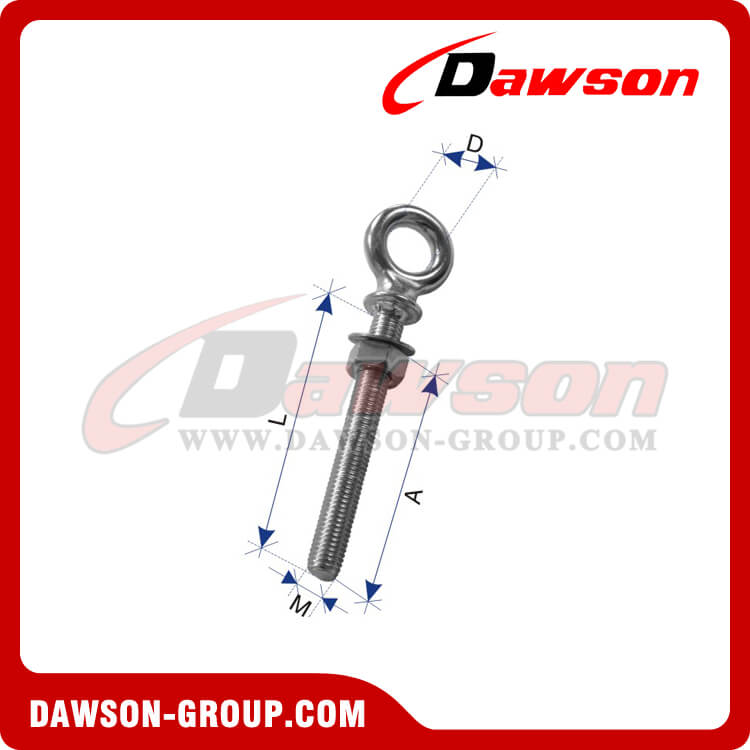 Stainless Steel European Type Forged Shoulder Eye Bolt - Dawson Group ...