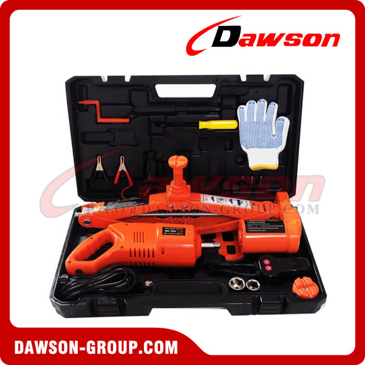 DC 12V 5T 52CM Electric Scissor Jack & Electric Wrench Suit, Electric ...