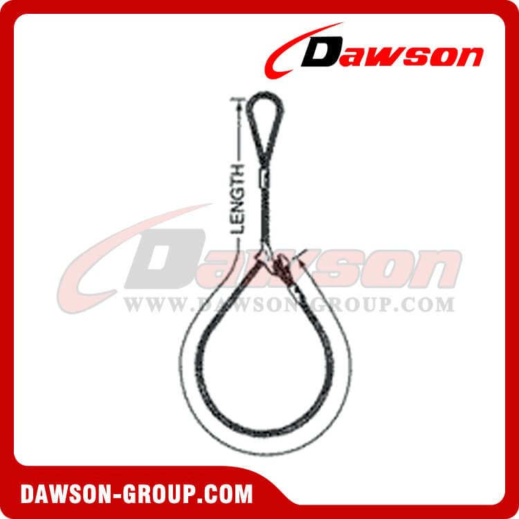 WS81-EED Tapered Eye Splice Wire Rope Slings - China Manufacturer ...
