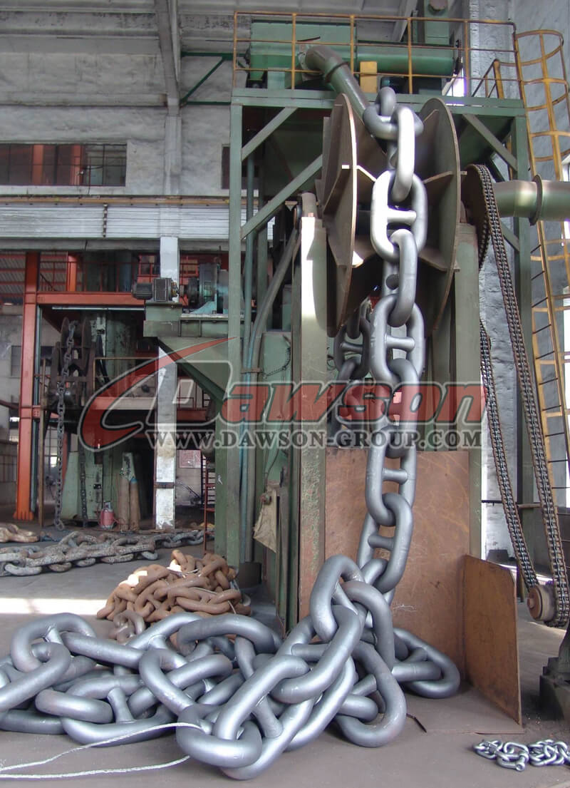 R3 Grade Stud / Studless Offshore Mooring Chain for Offshore Oil Platform, Hot Dip Galvanized or ...