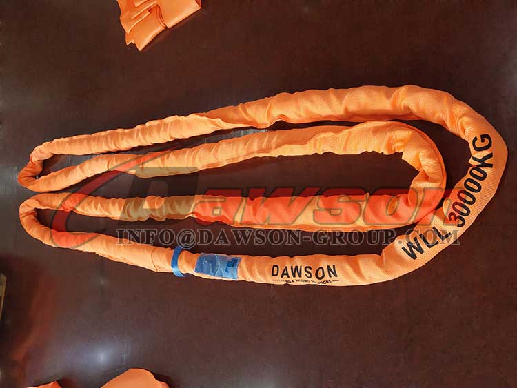 WLL 30T Polyester Round Slings AS 4497, 30000kg Heavy Duty Round ...