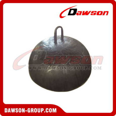 Semi-Circular Common Gray Cast Iron Marine Buoy Sinker for Navigation ...
