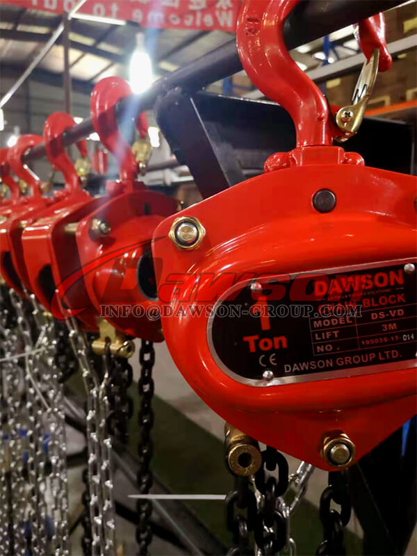 1T 1.5T 2T 3T 5T 10T 20T 30T 50T Chain Block for Construction Site ...