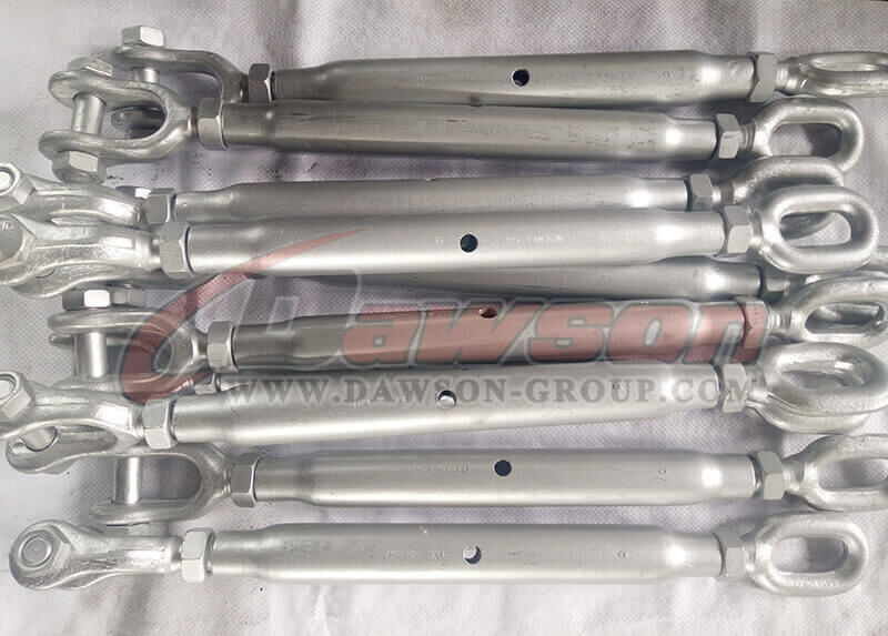 Hot Dipped Galv. Rigging Screw Turnbuckle Jaw Fork and Eye Turnbuckle ...