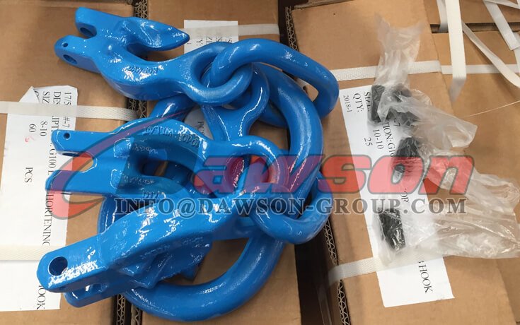 G100 / Grade 100 Master Link Assembly + G100 Eye Grab Hook with Clevis ...