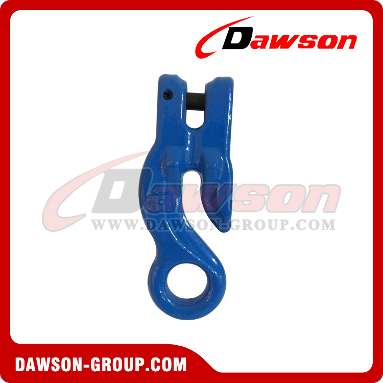 G100 Eye Grab Hook with Clevis Attachment for Adjust Chain Length ...