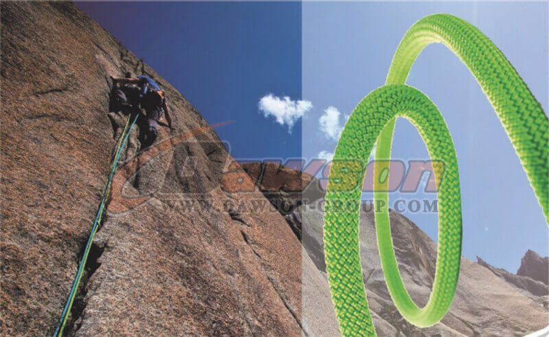 Dynamic Mountaineering Ropes, Nylon Outdoor Safety Climbing Rope ...