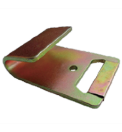 BS 4540KG/10000LBS 2 inch Zinc Plated Flat Hook with Defender, 2" Flat ...