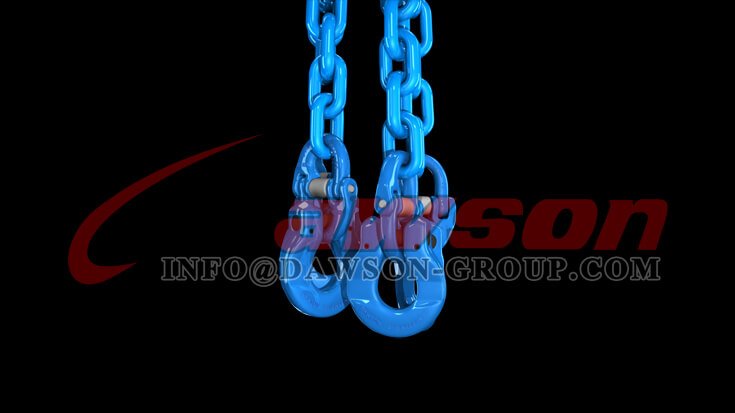 G100 / Grade 100 Omega Link for Chain Slings Assembly, Forged Alloy ...