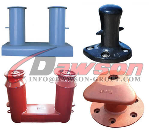 Double bitt bollard, marine mooring dock double bitts - Dawson Group ...