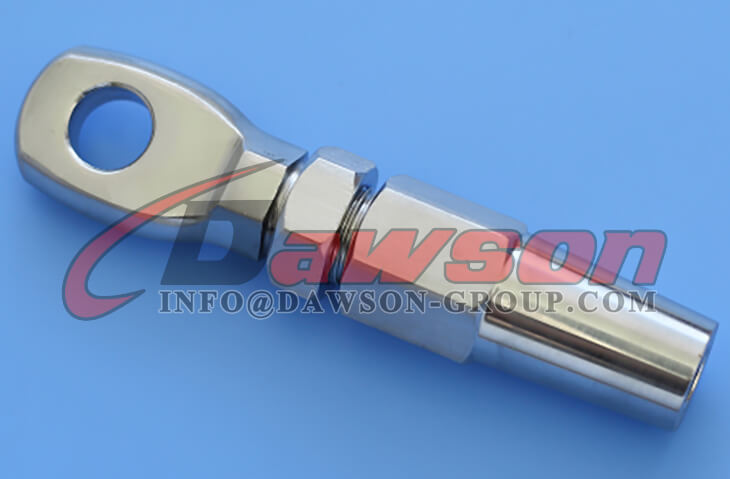 AISI316 Stainless Steel Wire Rope Swageless Eye Terminal, Metric ...