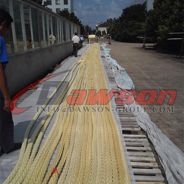 UHMWPE Rope, Polymer Polyethylene Fiber, Synthetic UHMWPE Mooring Ropes ...
