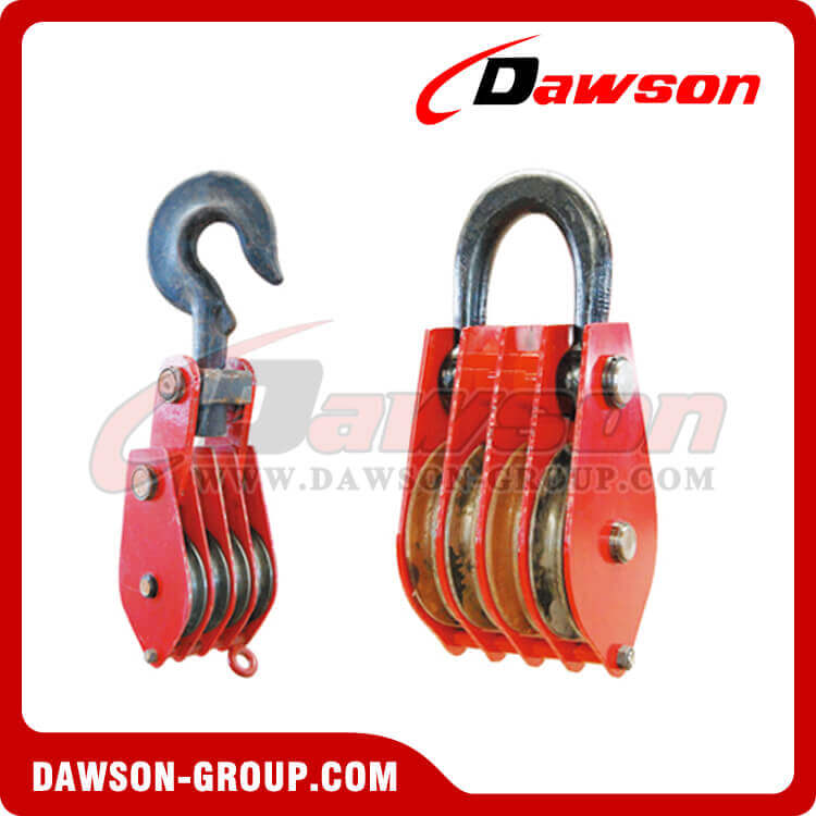 Rings Series Closed Four Wheels Pulley, single pulley blocks, closed ...