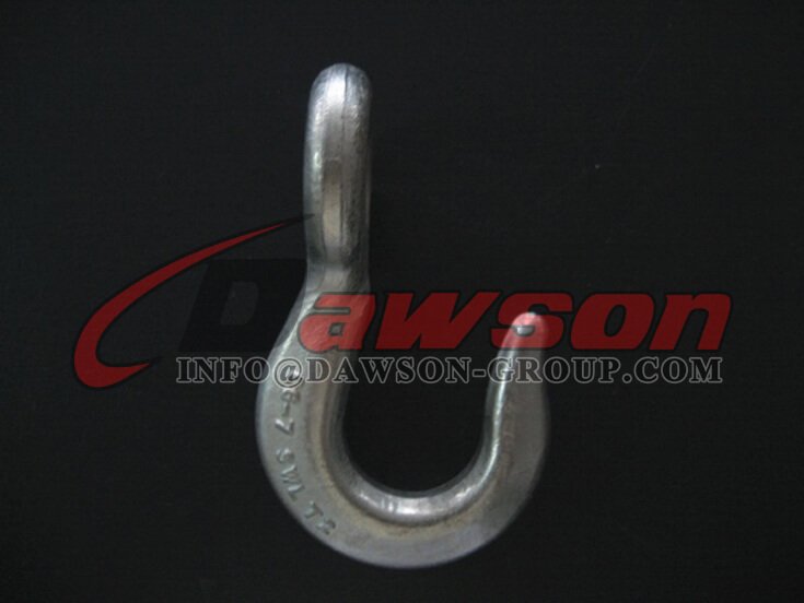 G80 / Grade 80 Round Carbon Steel Reverse Eye Hook for Lashing and ...
