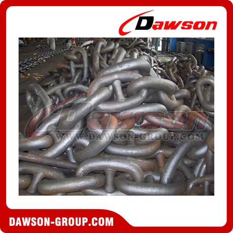 76mm U2 U3 Hot Dip Galvanized or Painted Black Stud / Studless Link ...